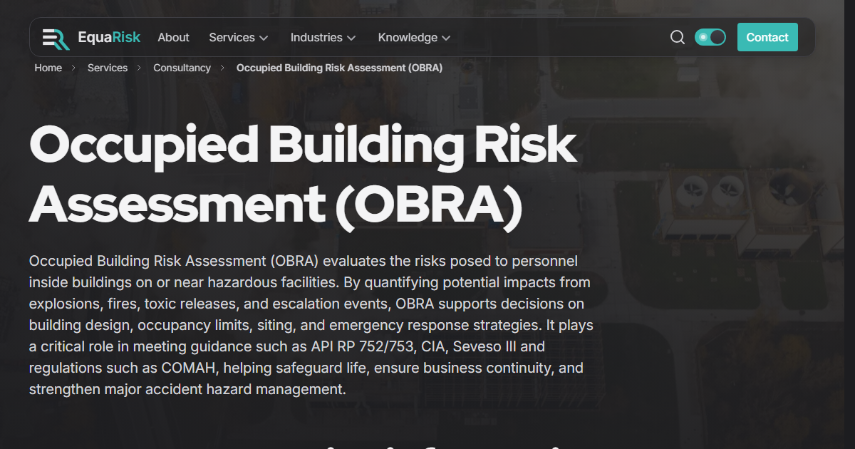 Occupied Building Risk Assessment (OBRA) | Consultancy Services ...